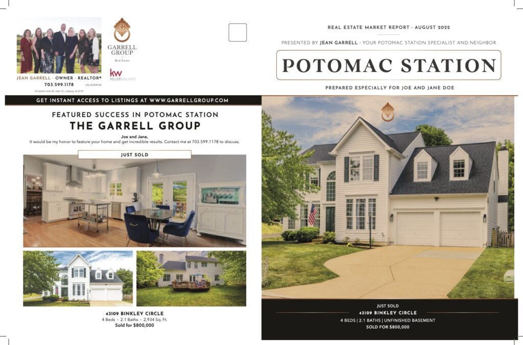 Potomac Station Market Activity - Garrell Real Estate
